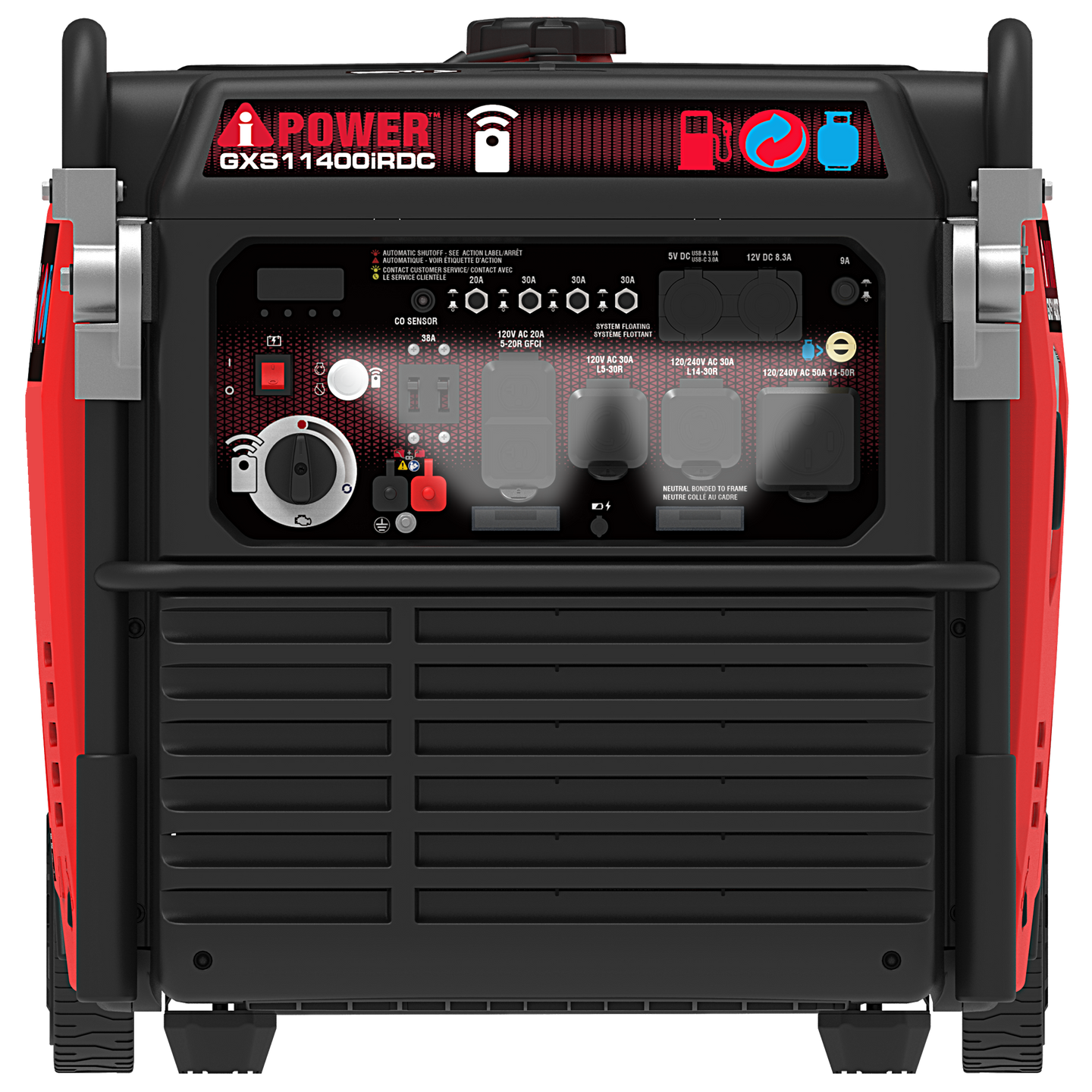 GXS11400iRDC - Dual Fuel Remote Inverter Generator